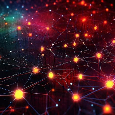 Premium Ai Image Abstract Digital Network Connection