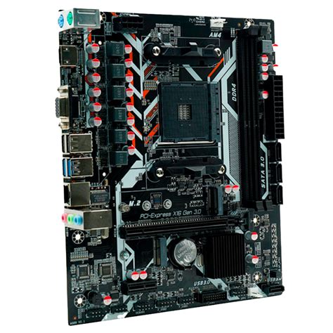 Placa Mãe Afox Amd A320d4 M2 Ddr4 101001000 A320d4 Ma5 V2
