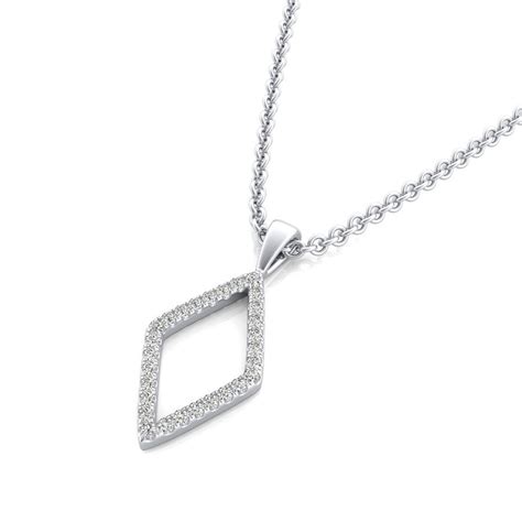 Diamond Shape Pendant Edwin Novel Jewelry Design