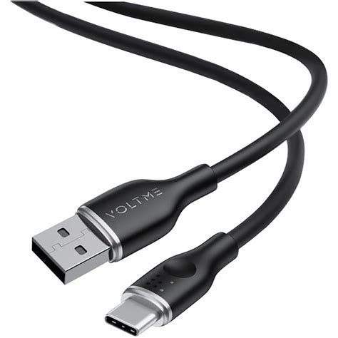 Voltme Powerlink Moss Liquid Silicone Usb A To Type C Cable 1m Black Price In Bahrain Buy