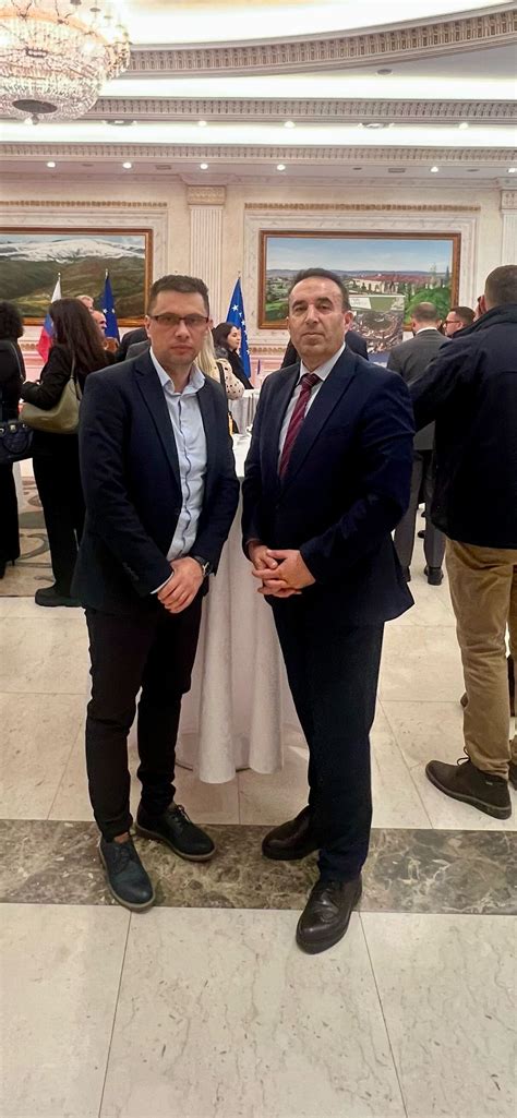 Liridon Hoti On Linkedin With The Chairman Of The Reapc Board Mr Nazim Rahimi On The