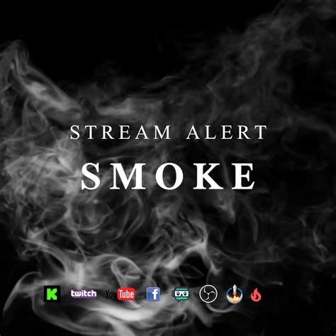 Smoke Stream Alert Full Screen Animated Overlay With Etsy
