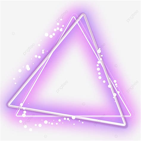 추상 네온 삼각형 벡터 및 Png 네온 삼각형 모양 Png 일러스트 및 벡터 에 대한 무료 다운로드 Pngtree