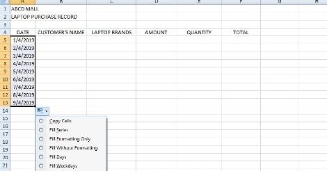 How To Create A Table In Excel