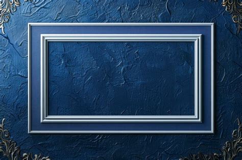 Symmetrical Elegance Luxurious Vector Graphics With Decorative Borders On Dark Blue Background