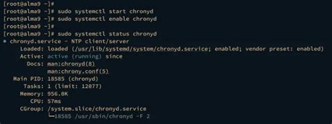 Guide To Set Up Chrony As NTP Server And Client On AlmaLinux