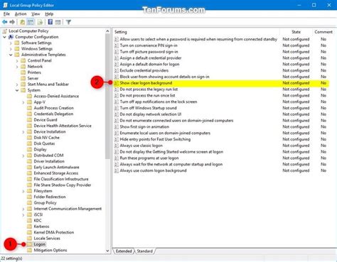 Enable Or Disable Acrylic Blur Effect On Sign In Screen In Windows Tutorials