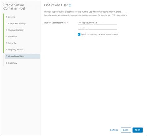 Deploy Virtual Container Host For Vsphere Integrated Containers Vraccoon