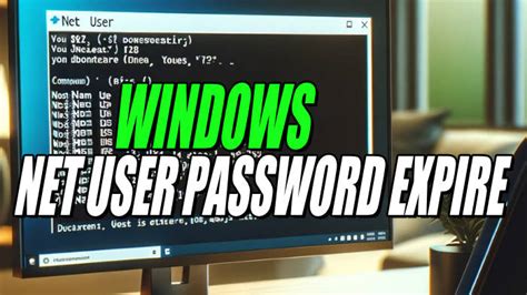 How To Check Password Expiration With The Net User Command Computersluggish