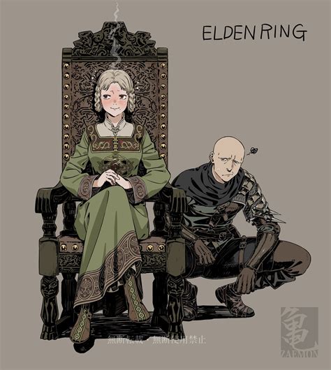 Rya And Patches Elden Ring Drawn By Kamezaemon Danbooru