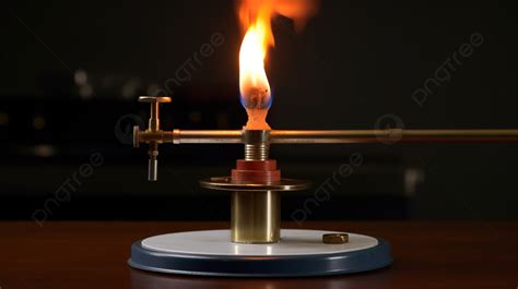 화염과 알루미늄 기반의 물체는 철로 만들어집니다 분젠 버너의 사진 연소기 불 배경 일러스트 및 사진 무료 다운로드 Pngtree