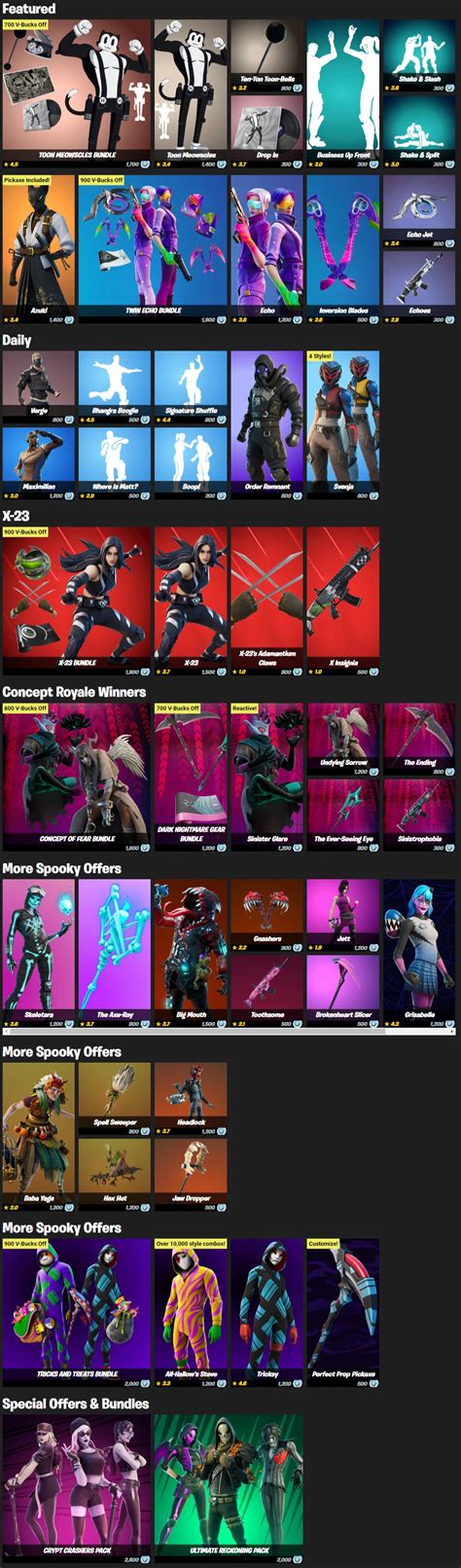 La Boutique Fortnite Du Mardi 18 Octobre 2022