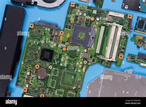 Laptop Computer Components Stock Photo Alamy