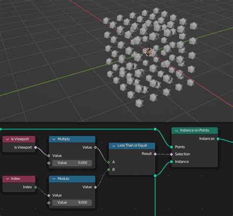 3d View Limiting The Number Of Instance On Points In The Viewport