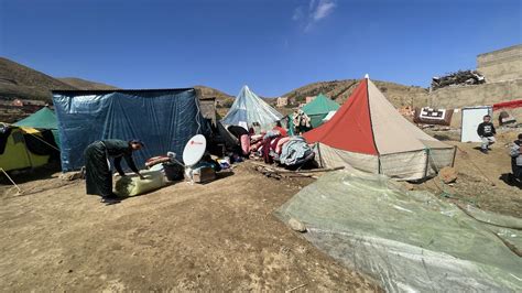 Al Haouz Des Familles Toujours Sous Tente Après Le Séisme L