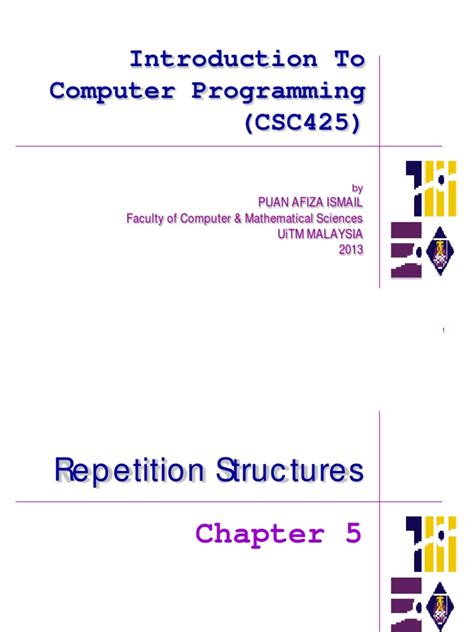 Computer Science Program Chapter 5 Pdf Control Flow Computer