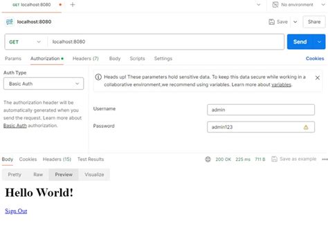 Spring Security Basic Authentication