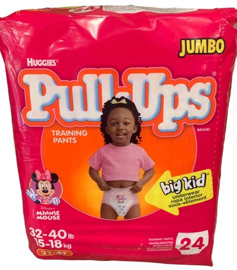 Rare Vintage 2003 Huggies Pull Ups Girls Diapers Daisy Minnie 32 40lb