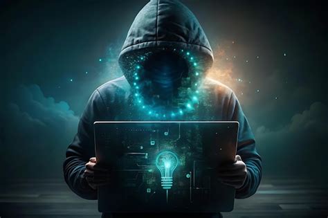 Cybersecurity Heroes Defending Against Anonymous Attacks Premium Ai Generated Image