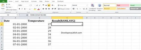 How To Use Rankavg Function In Microsoft Excel How To Use Rankavg Function In Microsoft Excel