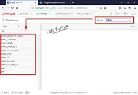 Oracle Apex 1 Menambah Skema Hr Di Existing Workspace ~ Open Networking
