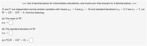 Solved Use 5 Decimal Places For Intermediate Chegg Com