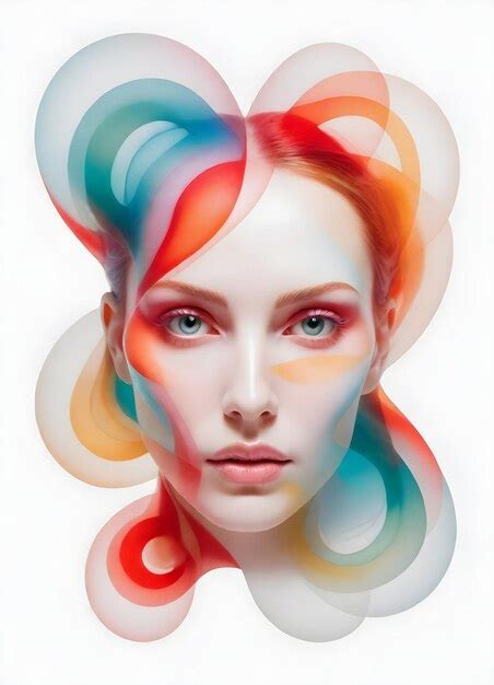 Premium Photo Colorful Hypnotic Illustration