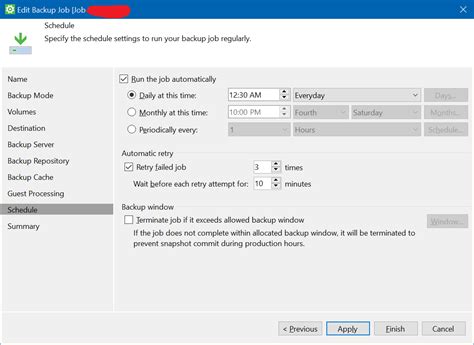 backup once powered on option missing after reinstalling agent 6 r