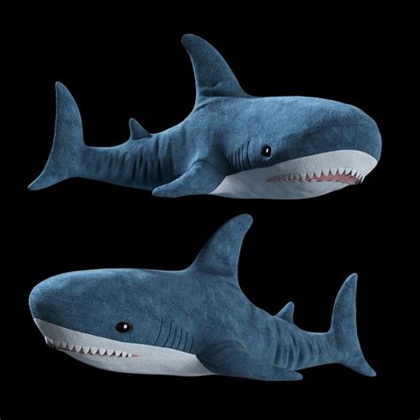 Toy Shark Ikea Blahaj Model Turbosquid 1352312