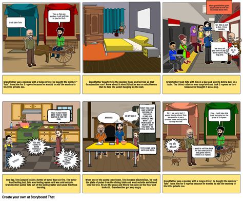 Adventures Of Toto Storyboard Por Bba07e53