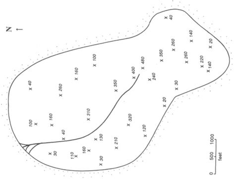 solved part i using an interval of 50 ft draw contour lines