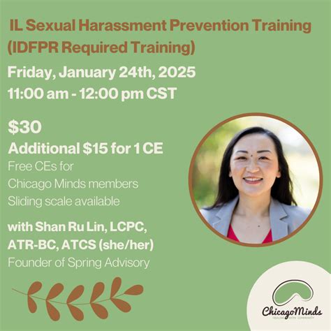 Il Sexual Harassment Prevention Training Idfpr Required Training