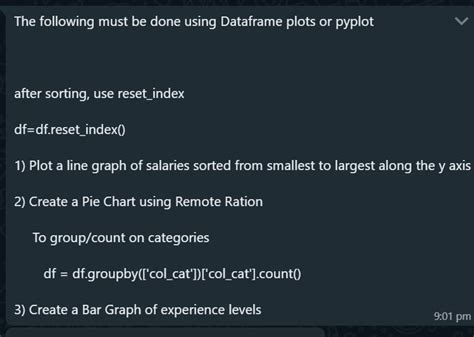 The Following Must Be Done Using Dataframe Plots Or