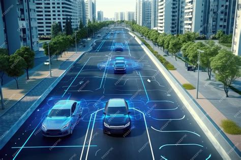 Premium Ai Image Autonomous Self Driven Car Technology