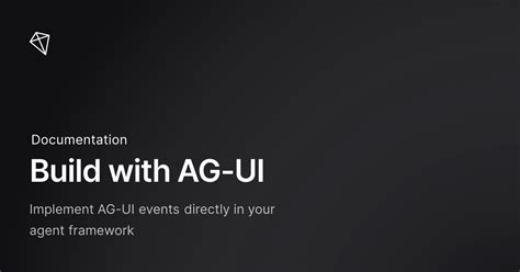 Build With Ag Ui Agent User Interaction Protocol