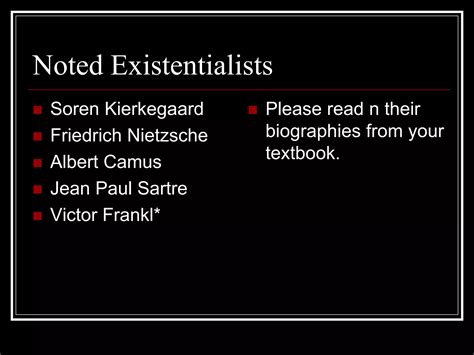 Existentialismppt Ppt