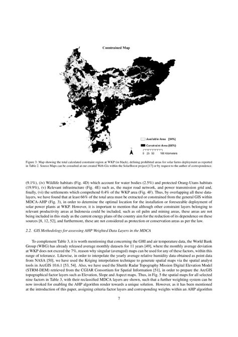 Gis Ahp Multi Decision Criteria Analysis For The Optimal Location Of Solar Energy Plants At