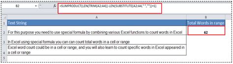 How To Count Words In Excel Excelchat