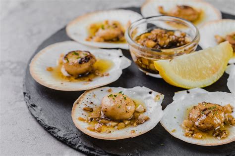 Scallops On Half Shell Andreis Gourmet Place