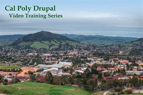 Video Workshops Drupal At Cal Poly Cal Poly San Luis Obispo