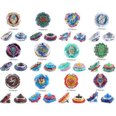 Set Cutie De Blaturi De Lupta Bey Plastic 12 Blaturi De Rotire 2 Lansatoare Autocolante