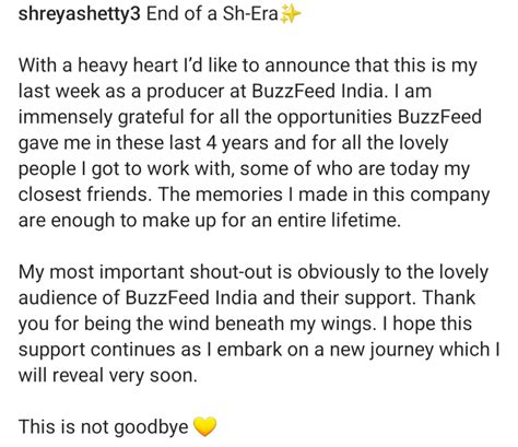 shreya shetty is leaving buzzfeed india r instacelebsgossip