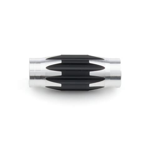 Suspension Tube Aluminum Scalloped 34 16 Thread 3 Length Black