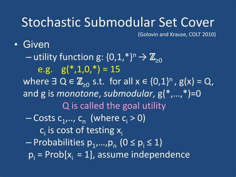 Ppt Approximation Algorithms For Sequential Testing Of Boolean