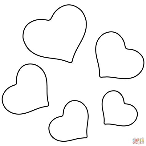 화살표와 날개가 있는 하트 색칠 페이지 엔젤하트