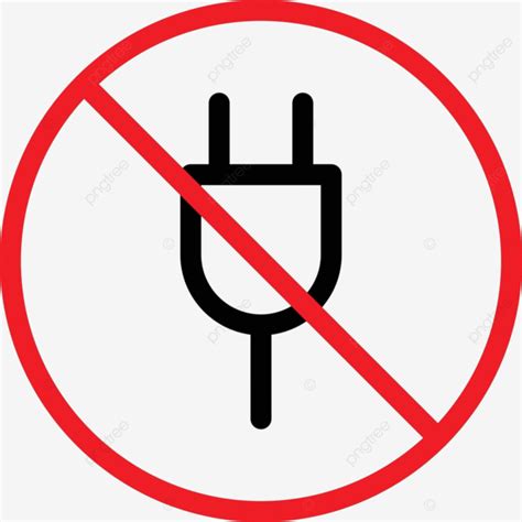 restricted connection power icon vector connection power icon