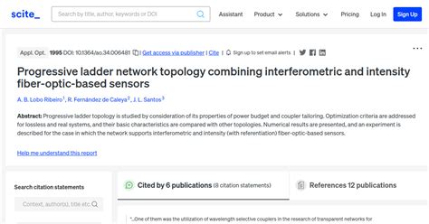Progressive Ladder Network Topology Combining Interferometric And Intensity Fiber Optic Based