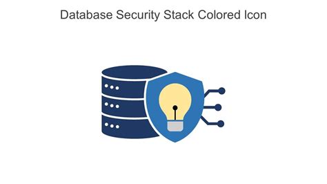 Database Security Stack Colored Icon In Powerpoint Pptx Png And