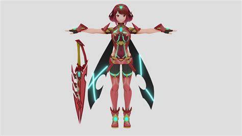 Pyra Ssbu Download Free 3d Model By 雨宮レン Oscar3dmodel 9720fdc
