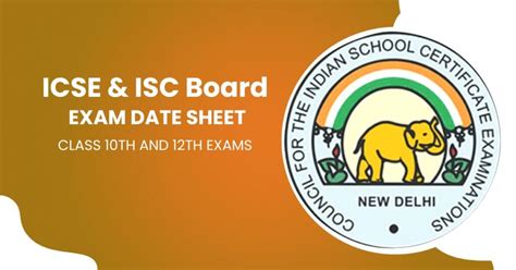 Cisce Exam Time Table 2023 Icse And Isc Board Exam Date Sheet